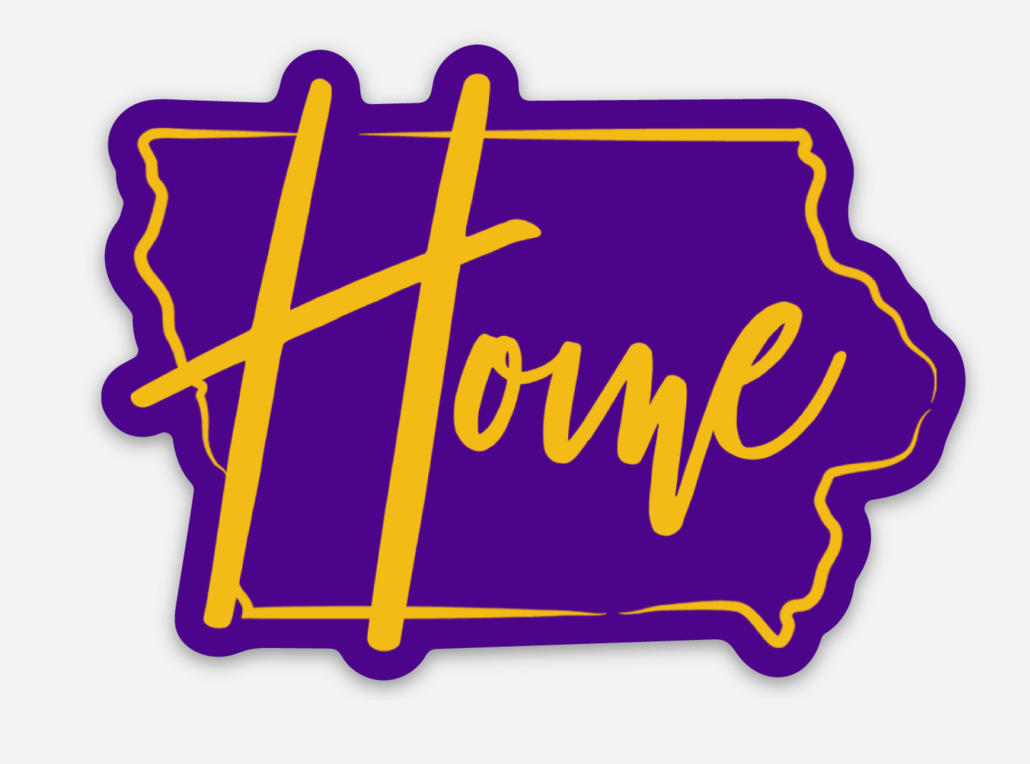 Iowa Home Sticker by Cheers Ink